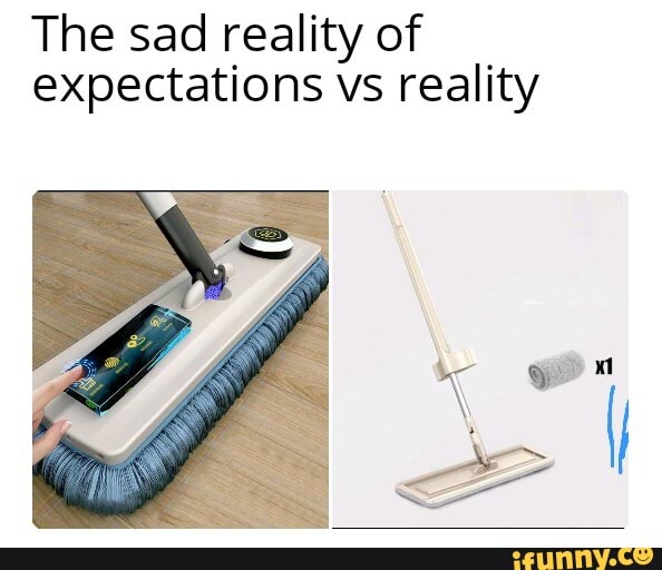 The sad reality of expectations vs reality - iFunny