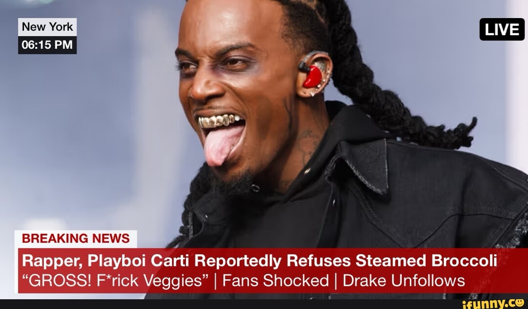 New York PM LIVE BREAKING NEWS Rapper, Playboi Carti Reportedly Refuses ...
