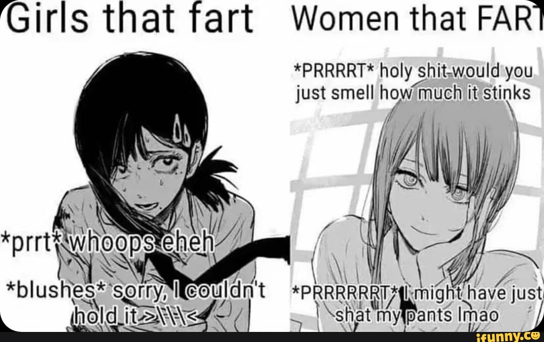 Girls that fart Women that FAR *PRRRRT* holy you just smell how much it ...
