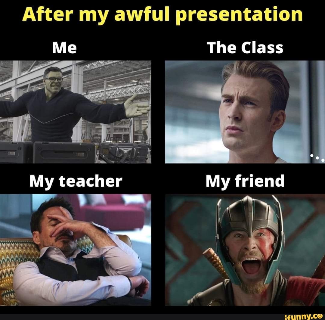 Class Presentation Meme