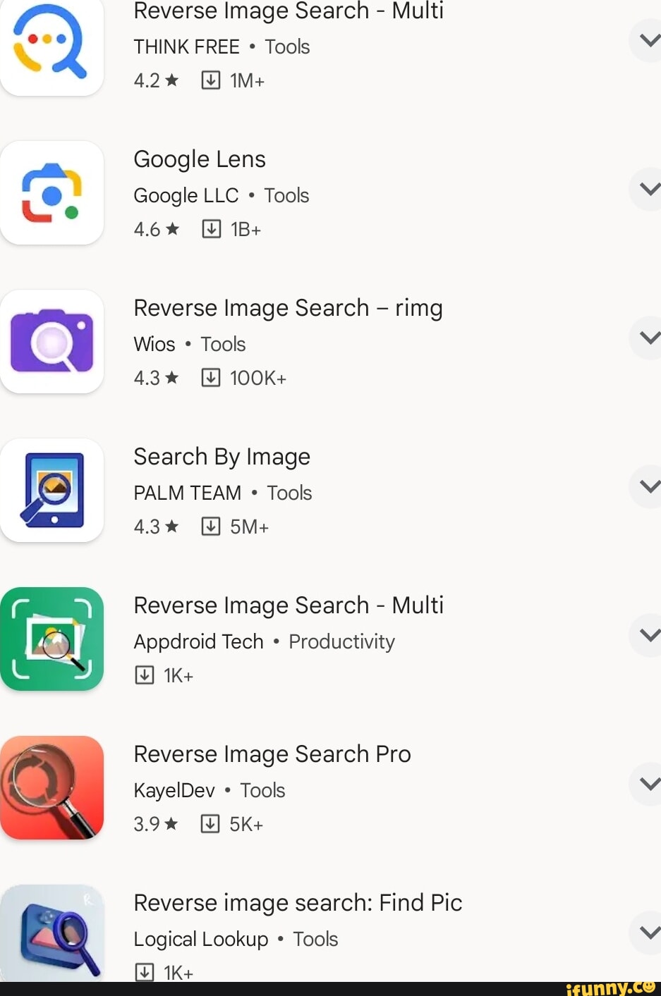 Reverse Image Search - Multi THINK FREE Tools 42* IM+ Google Lens ...