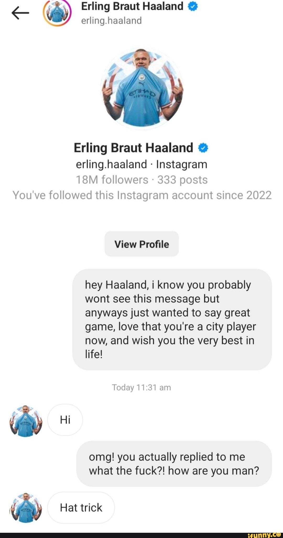 Erling Braut Haaland erling.haaland if Erling Braut Haaland @ erling ...