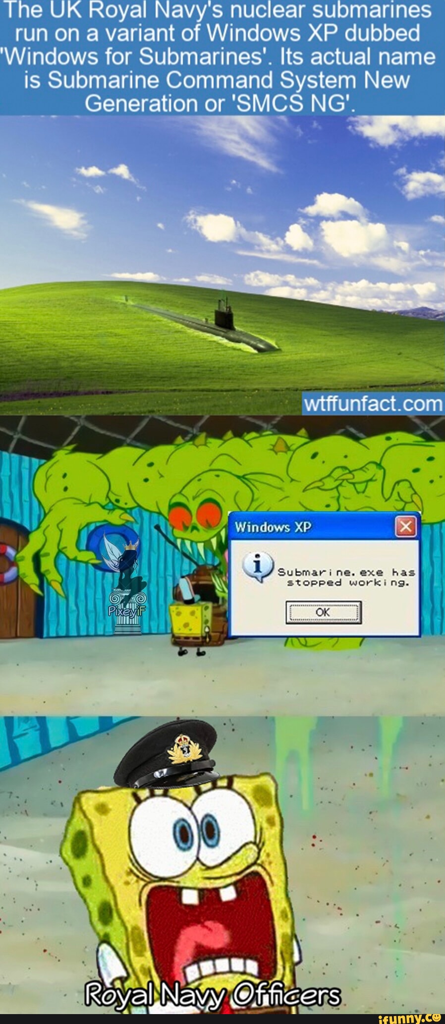 The UK Royal Navy's nuclear submarines run on variant of Windows XP ...