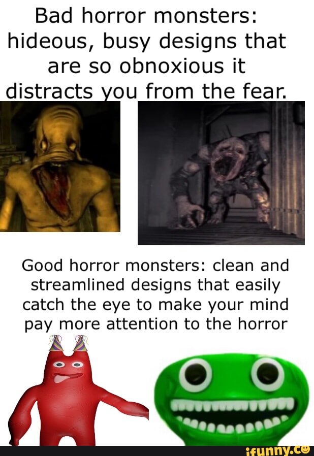 Bad horror monsters: hideous, busy designs that are so obnoxious it ...