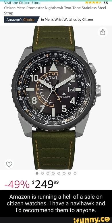 Visit the Citizen Store Citizen Mens Promaster Nighthawk Two-Tone ...