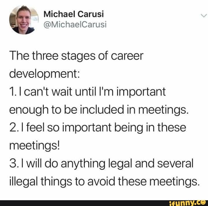 Michael Carusi The three stages of career development: can't wait until ...