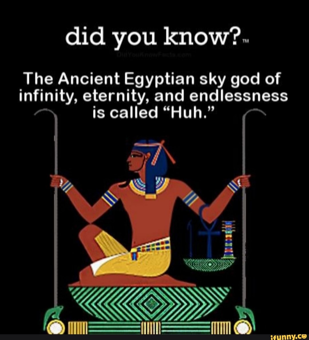 Did you know?. The Ancient Egyptian sky god of infinity, eternity, and ...