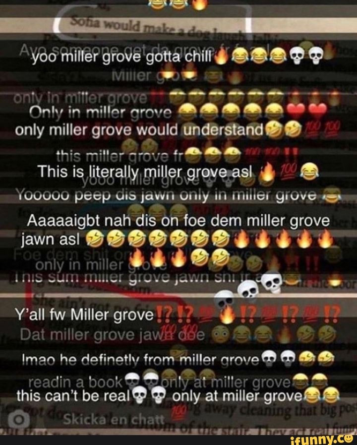Miller grove Only in miller grove ES only miller grove would Understand ...