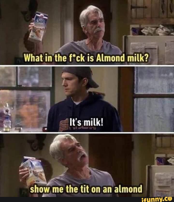 The is Almond Its show, me the tit on an almond - iFunny