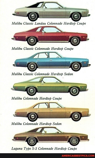 Malibu Classic Landau Colonnade Hardtop Coupe Malitu Colonnade Hardtop ...