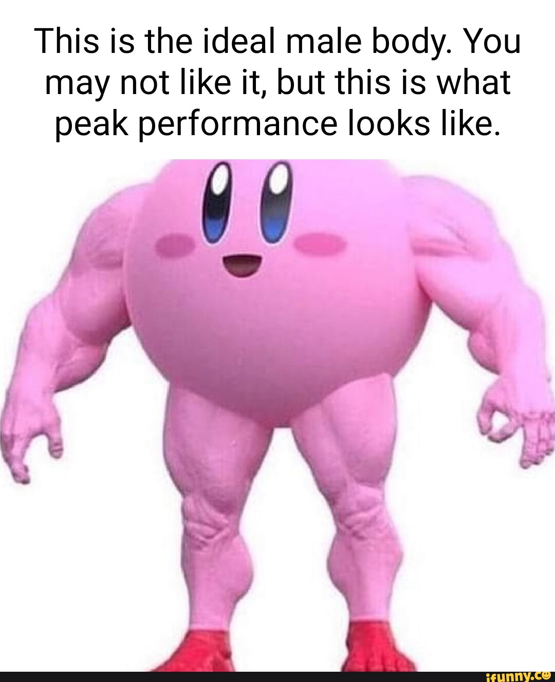 This is the ideal male body. You may not like it, but this is what peak ...