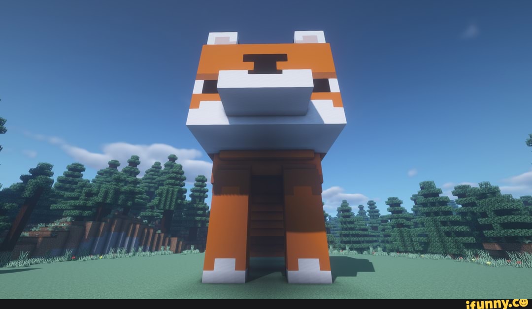 Minecraft Fox House - iFunny Brazil