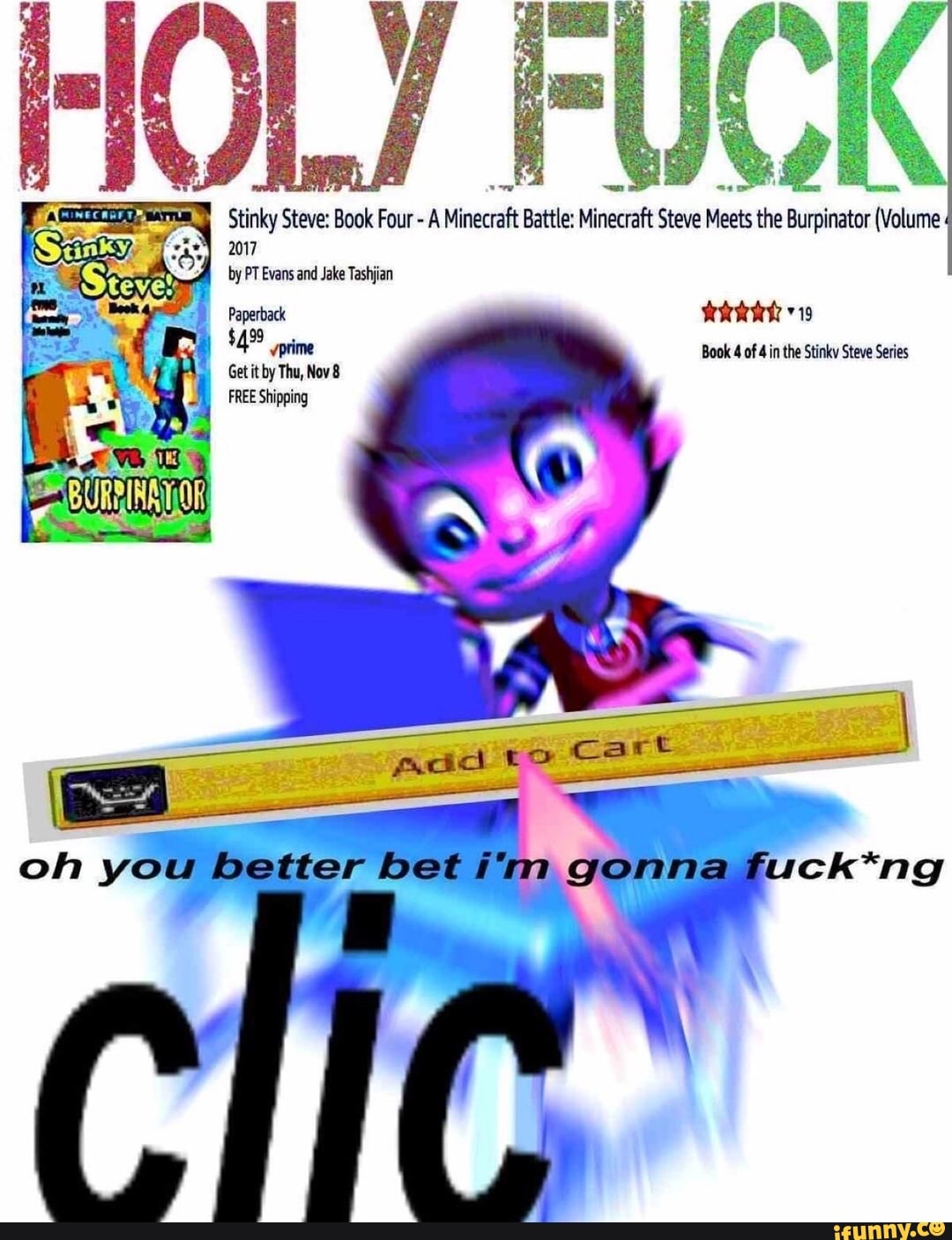 Stinky Steve: Book Minecraft Battle: Minecraft Steve the Burpinator ...