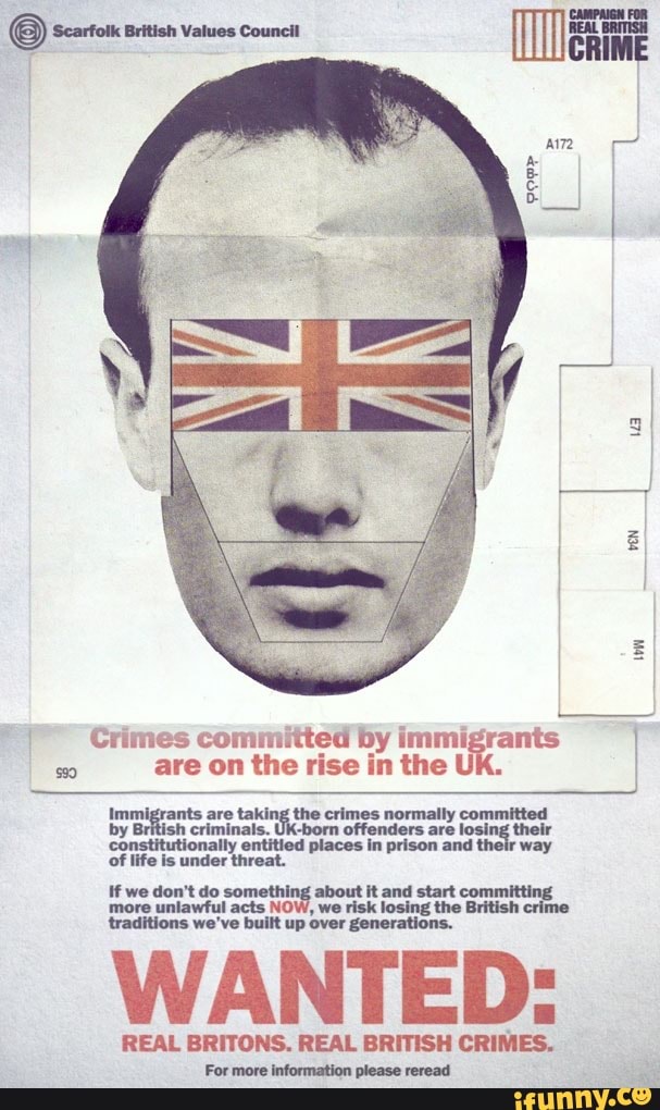 'Scarfolk British Values Council REAL Crimes committed by immigrants ...