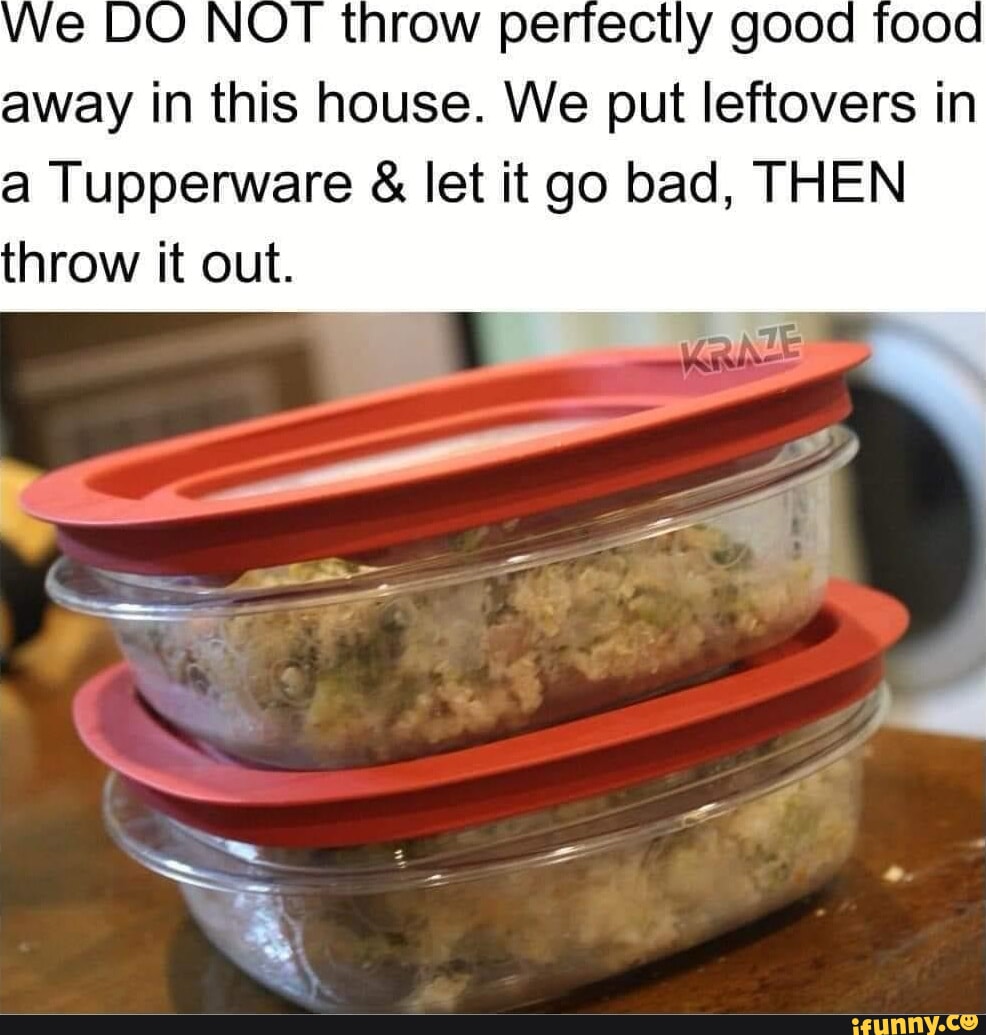 DO NOT throw penrectly Good away in this house. We put leftovers in ...