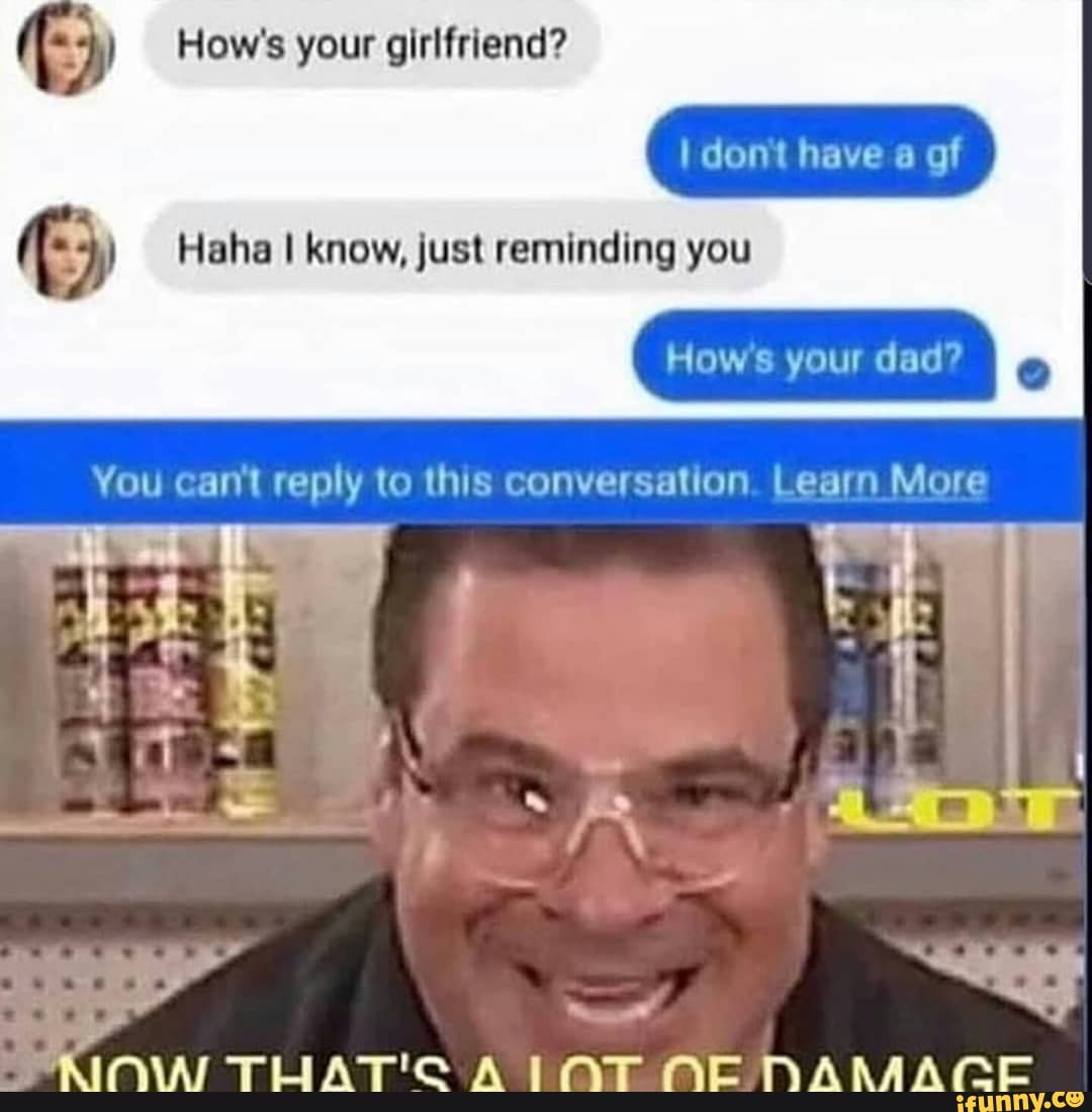 E) Haha I know, just reminding you You can't reply to this conversation ...