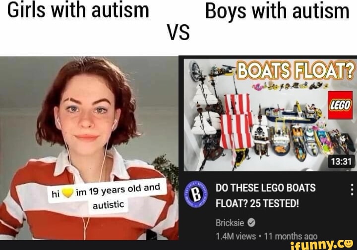 Girls with autism Boys with autism VS BOATS FLOAT? DO THESE LEGO BOATS ...