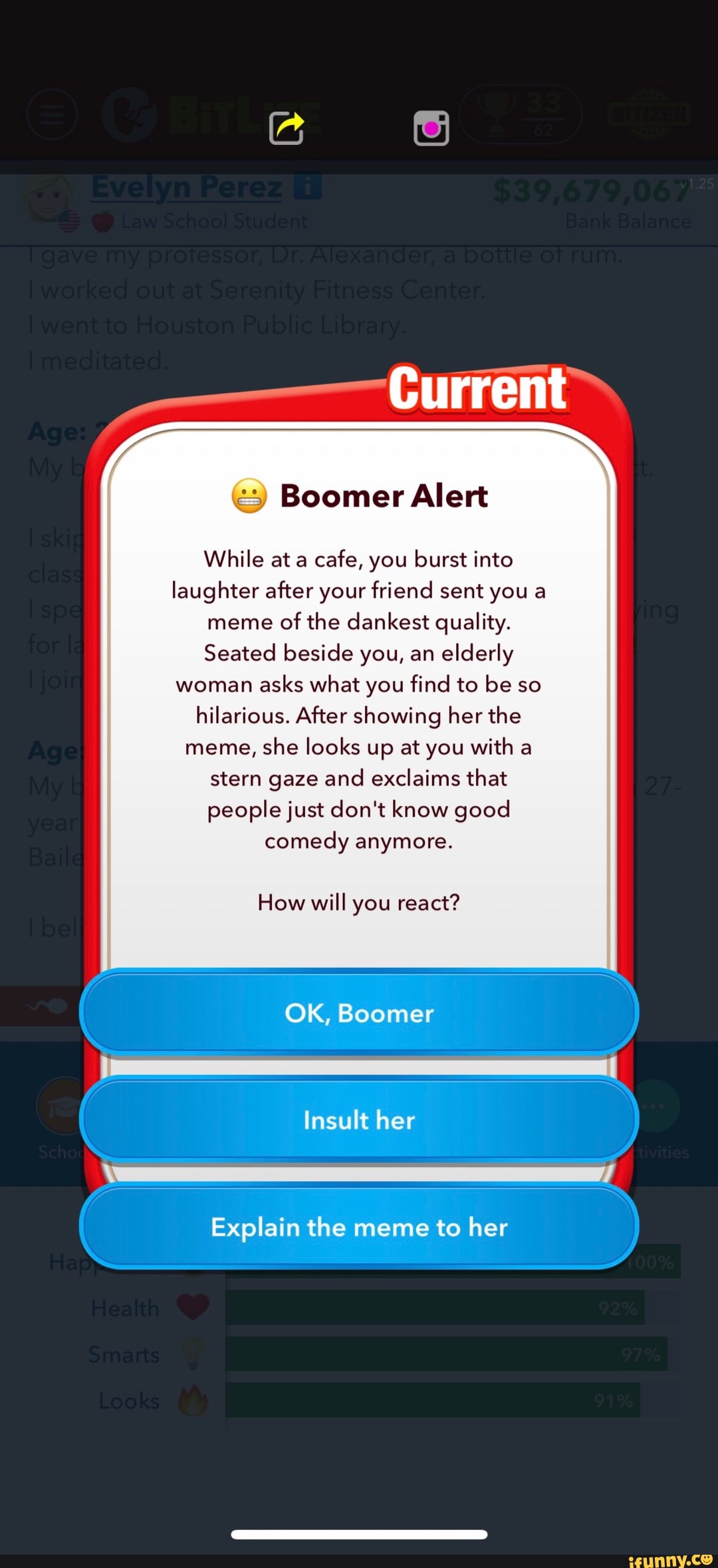 9 Boomer Alert While at a cafe, you burst into laughter after your ...