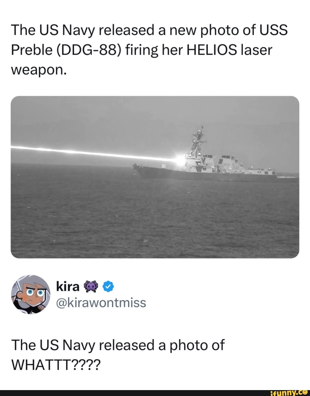 The US Navy released a new photo of USS Preble (DDG-88) firing her ...