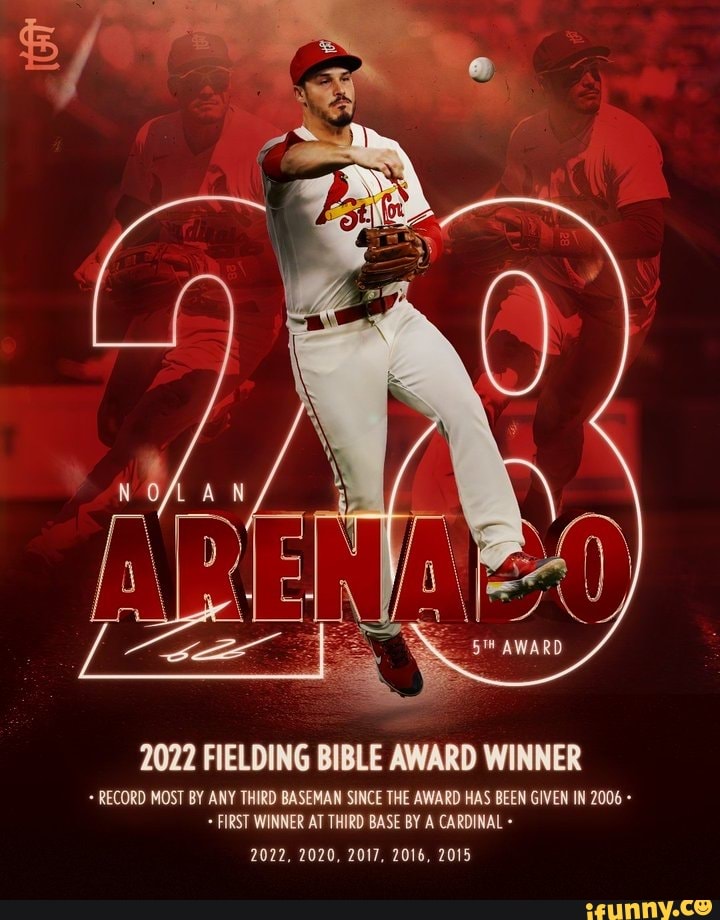 2022 FIELDING BIBLE AWARD WINNER RECORD MOST BY ANY THIRD BASEMAN SINCE THE AWARD HAS BEEN GIVEN ...