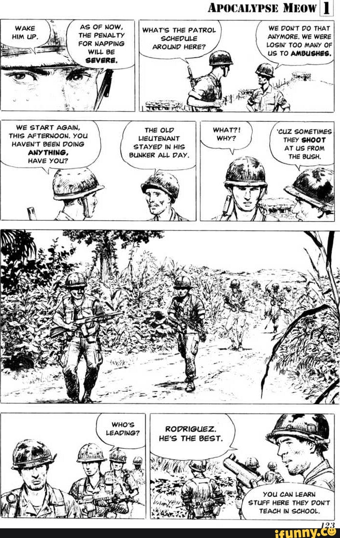 APOCALYPSE MEOw as or Now, II wuars THe PATROL WE DON'T THAT THE ...