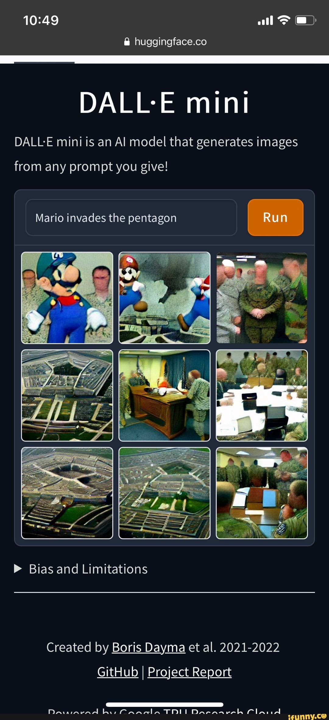 Huggingface.co DALLE mint DALLE mini is an Al model that generates ...