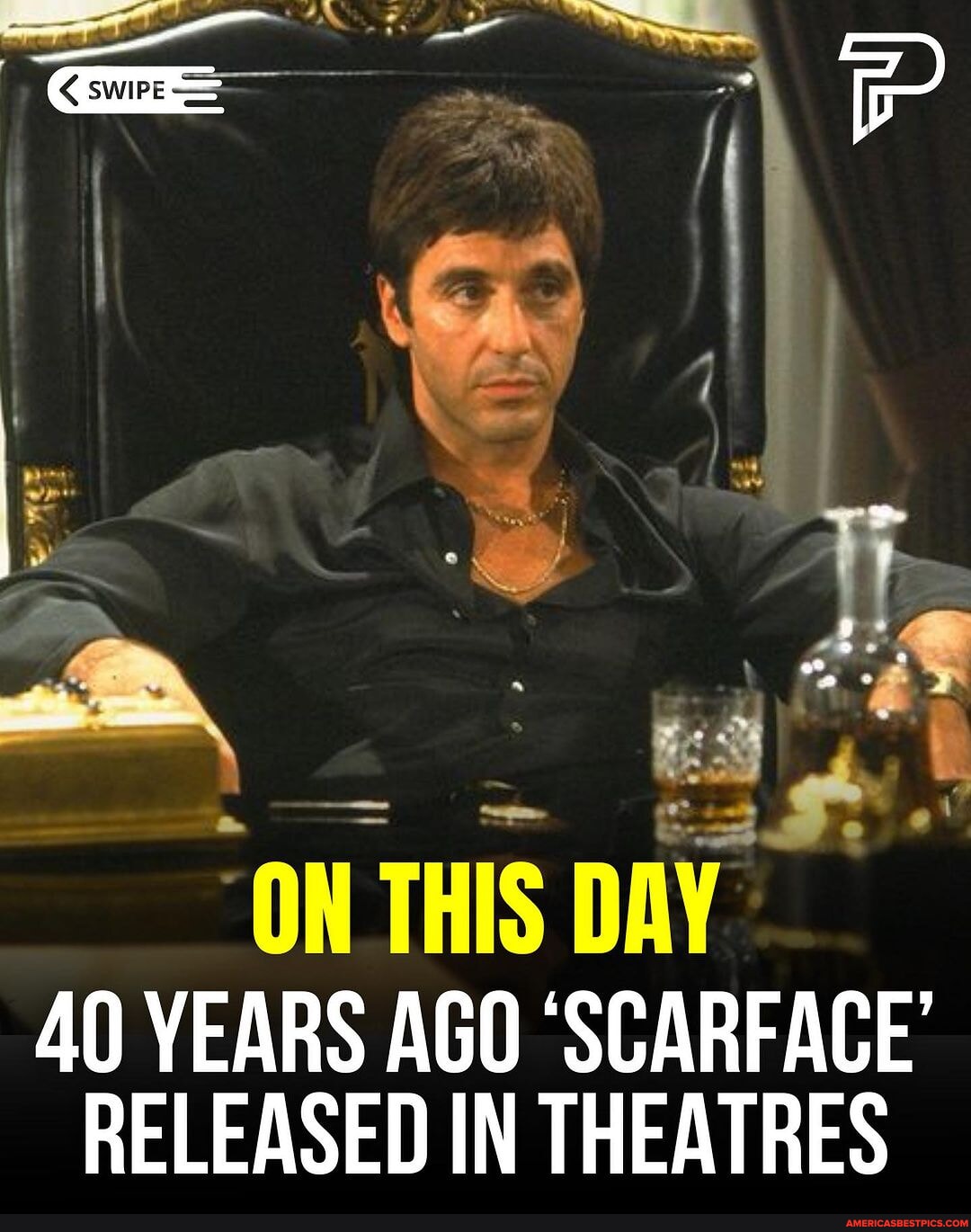 "ON THIS DAY 40 YEARS AGO "SCARFACE' RELEASED IN THEATRES - America’s ...