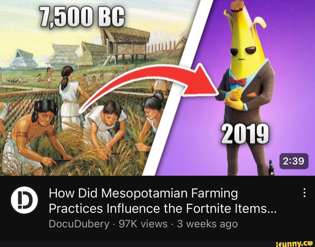 How Did Mesopotamian Farming Practices Influence the Fortnite Items ...