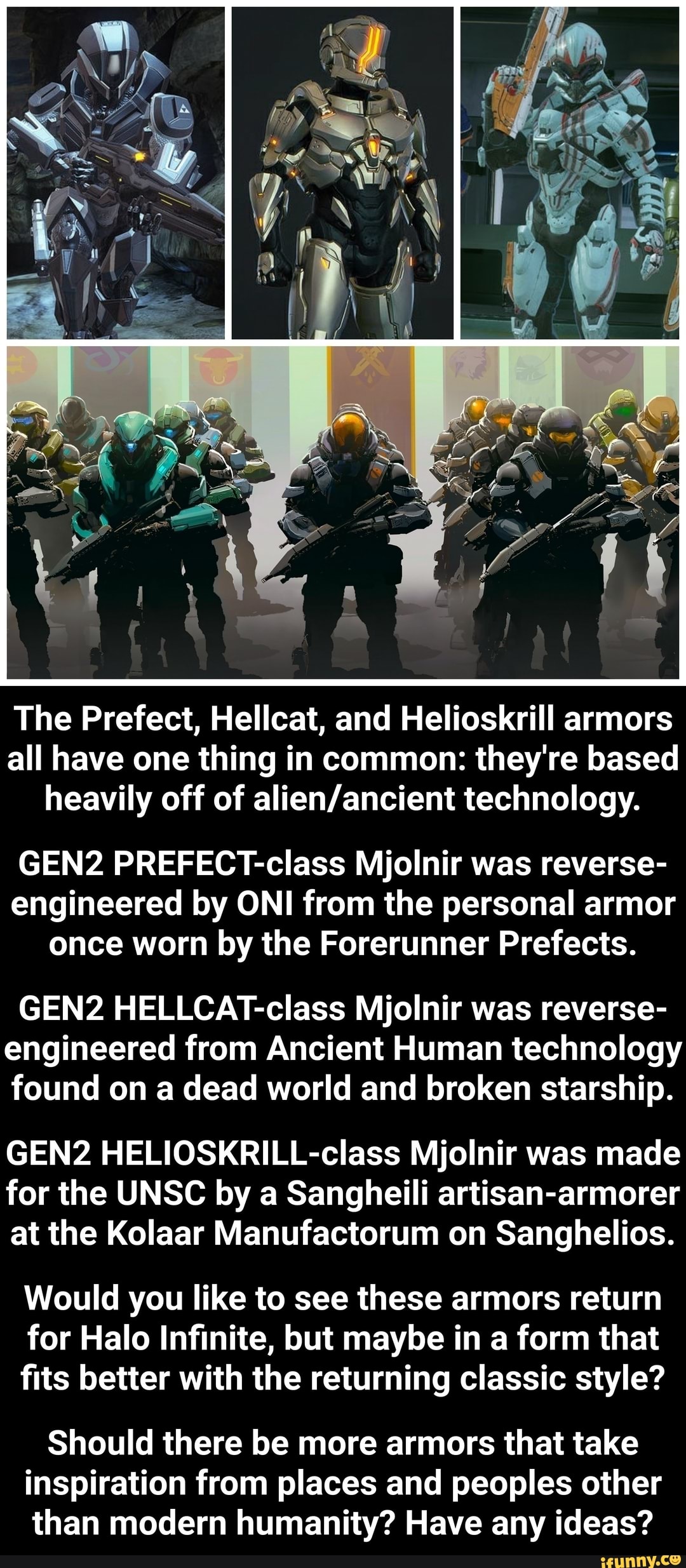 The Prefect, Hellcat, and Helioskrill armors all have one thing in ...