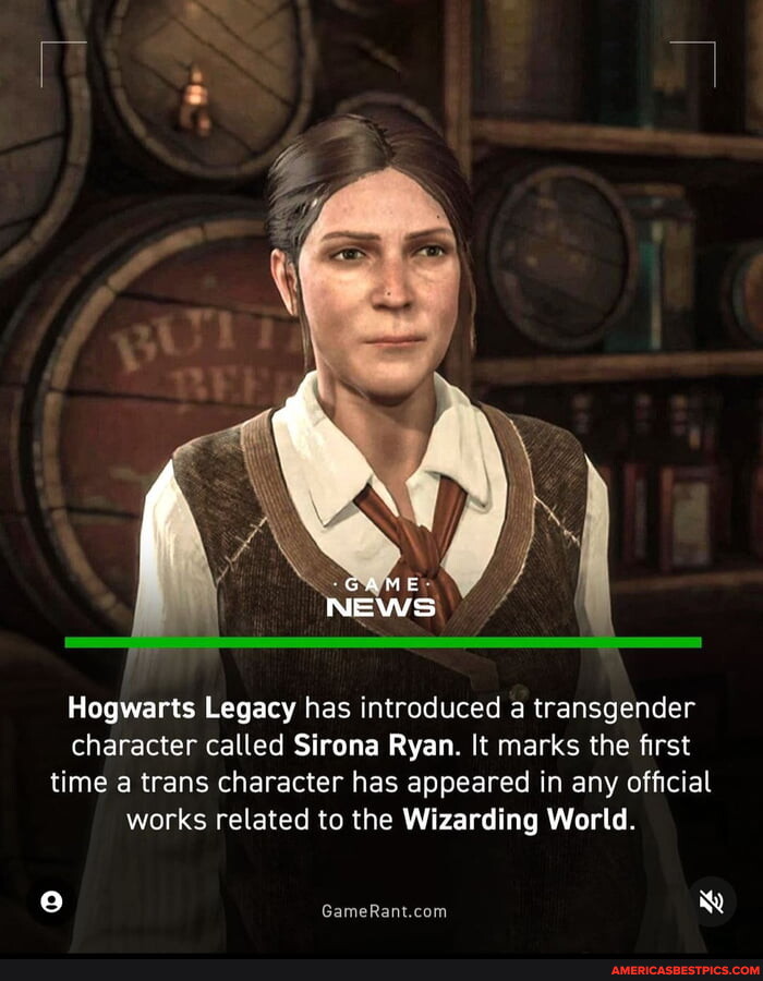 GAME NEWS Hogwarts Legacy has introduced a transgender character called ...