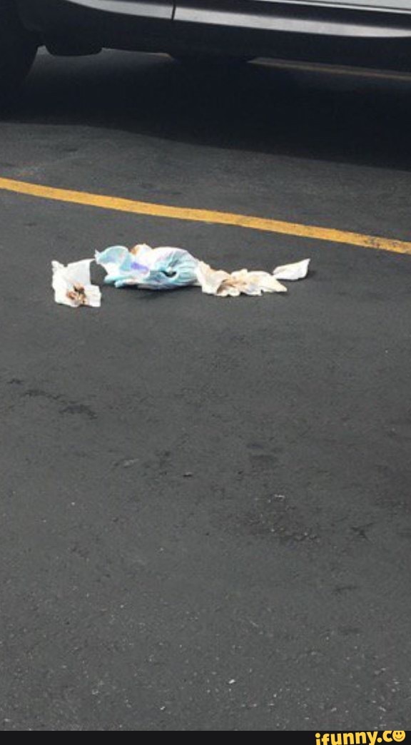 Parking lot diapers are still ok... - iFunny