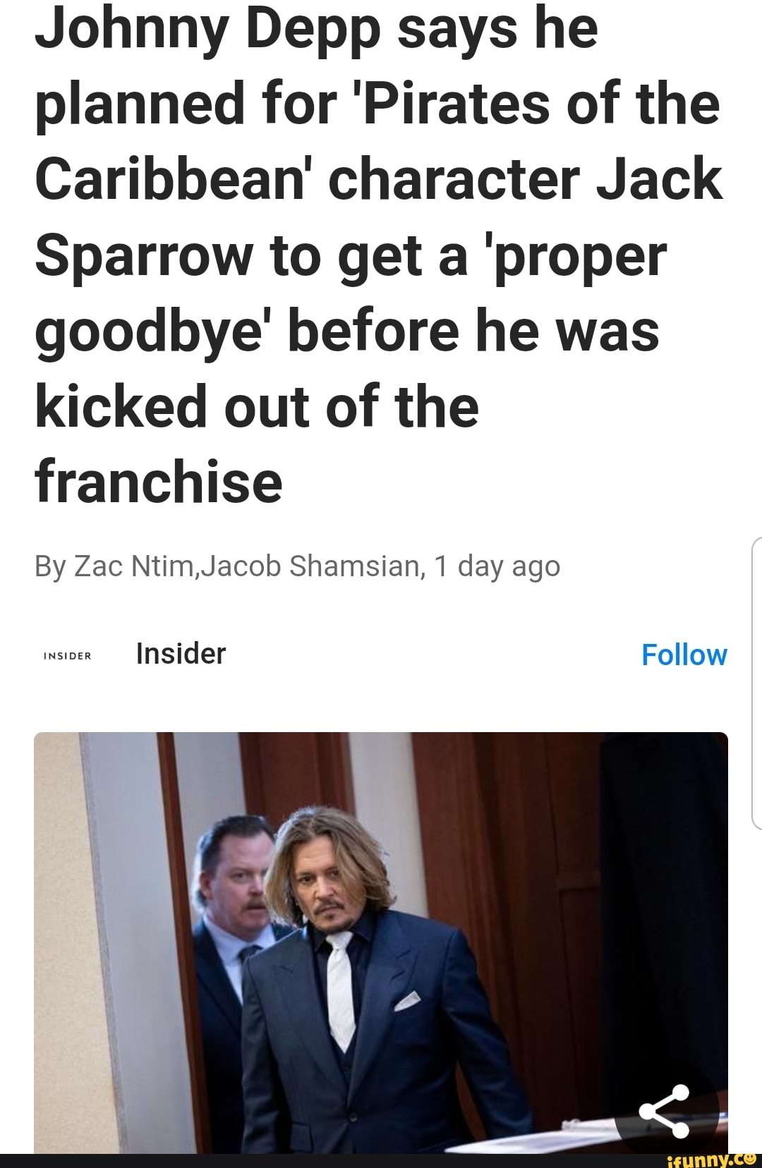 Johnny Depp says he planned for 'Pirates of the Caribbean' character ...