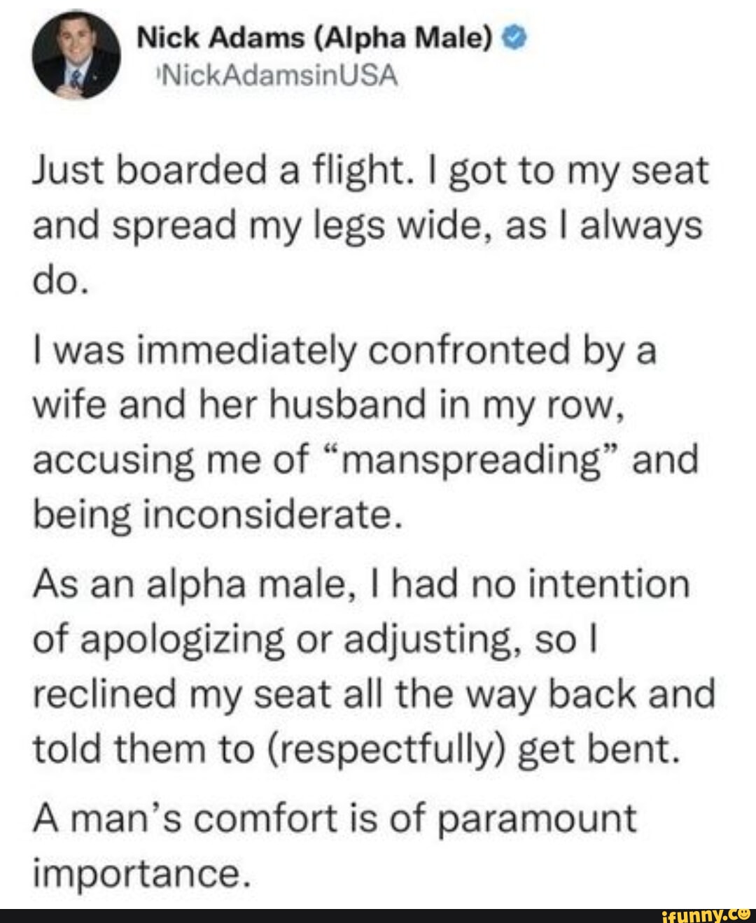 Manspreading memes. Best Collection of funny Manspreading pictures on ...