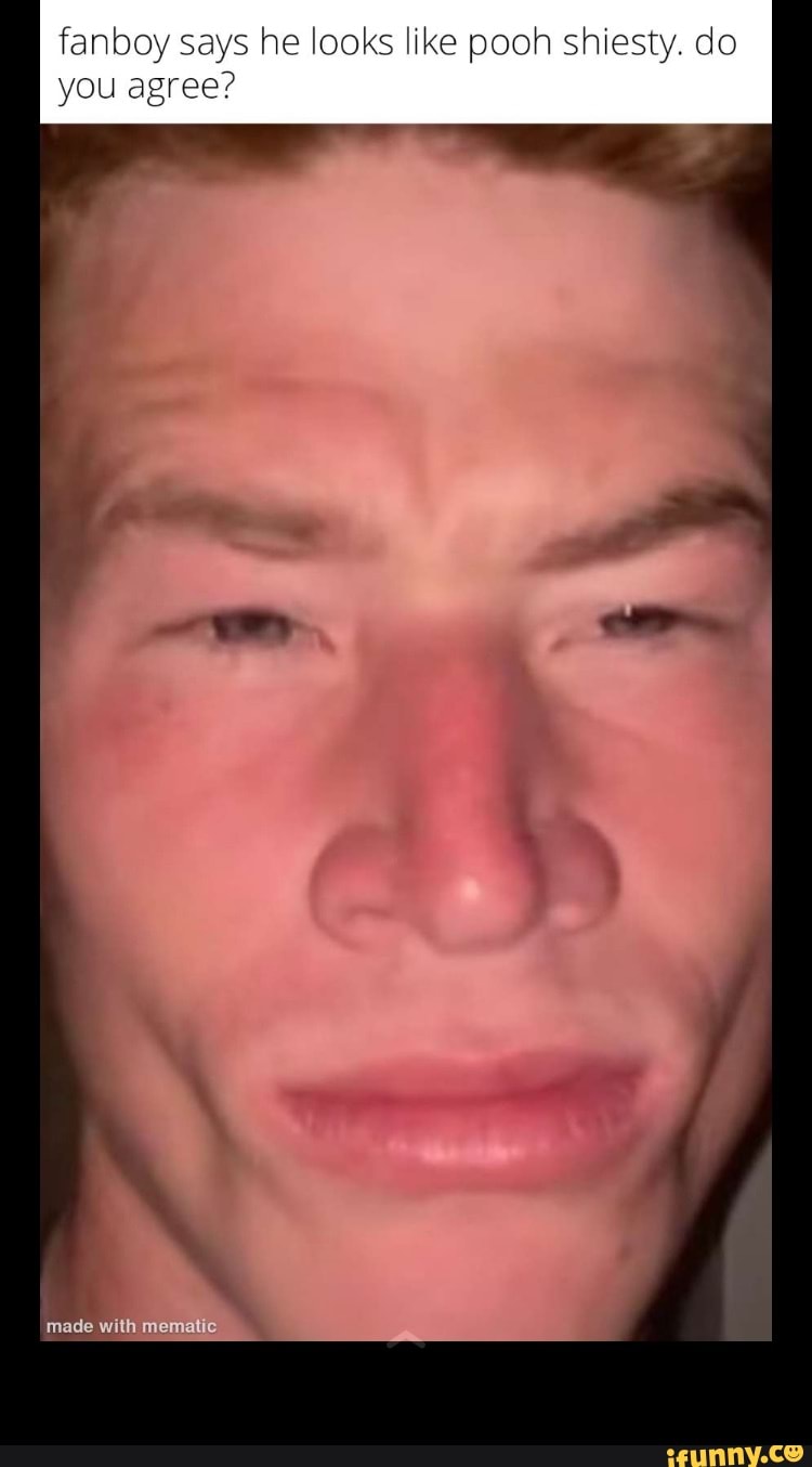 Fanboy says he looks like pooh shiesty. do you agree? made - iFunny