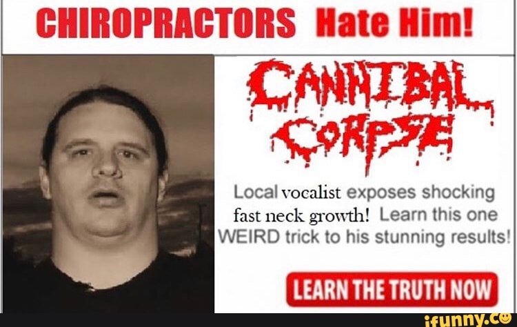 CHIROPRACTORS Mate Him! Local vocalist exposes shocking fast neck growth! Learn this one WEIRD ...