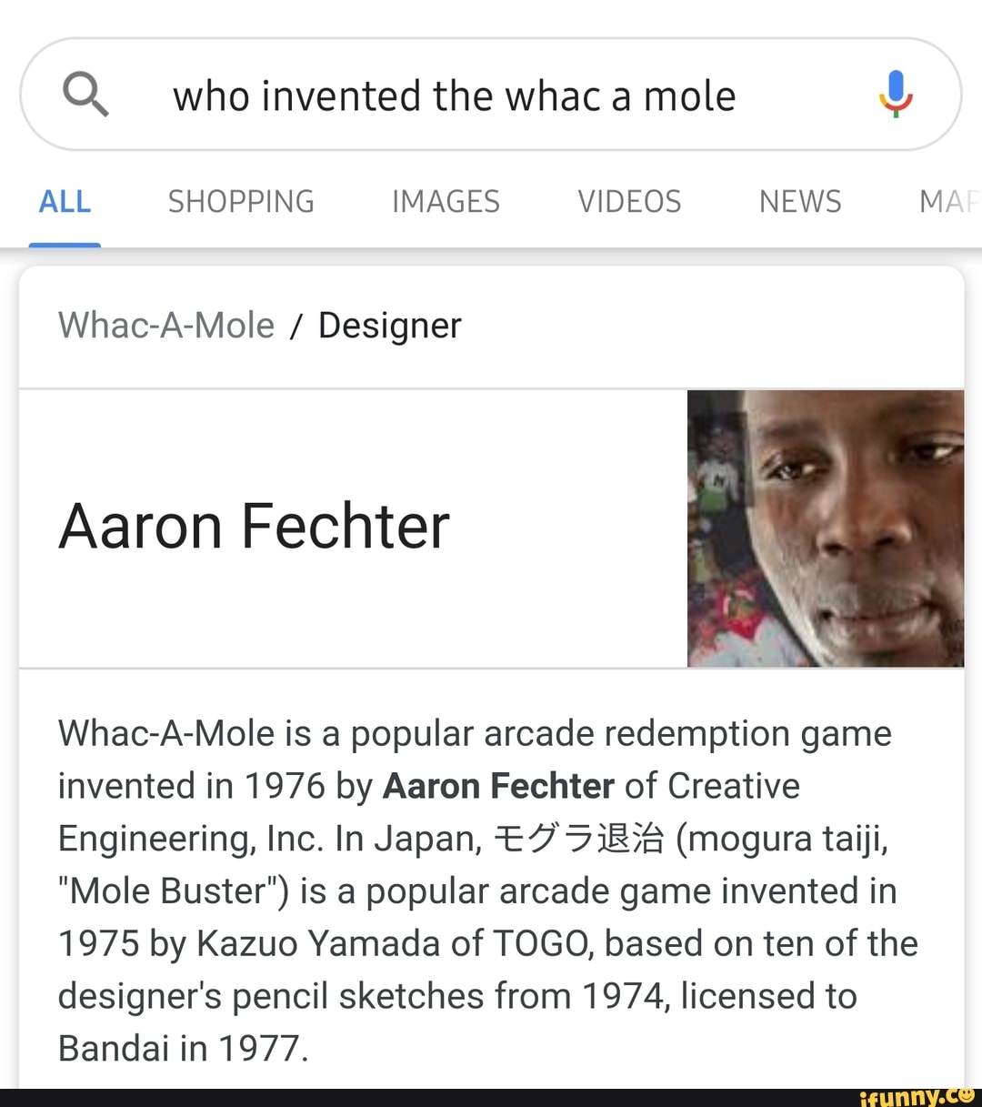 Q Who invented the whac a mole !; Whac-A-Mole / Designer Aaron Fechter ...