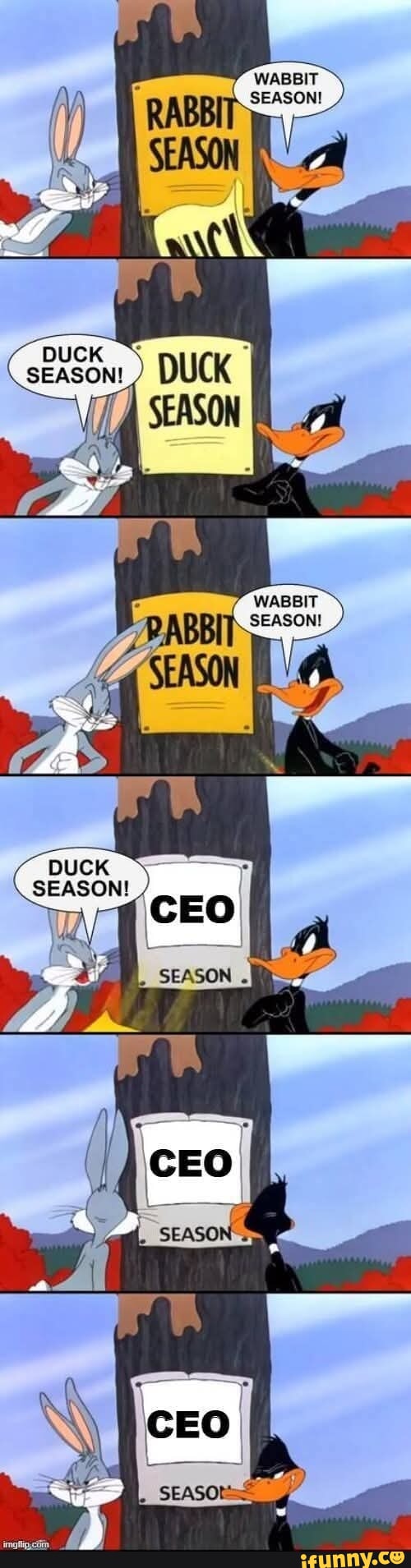 WABBIT SEASON! DD DUCK SEASON "ABBITS SEASON! og Season I, SEASON . I ...