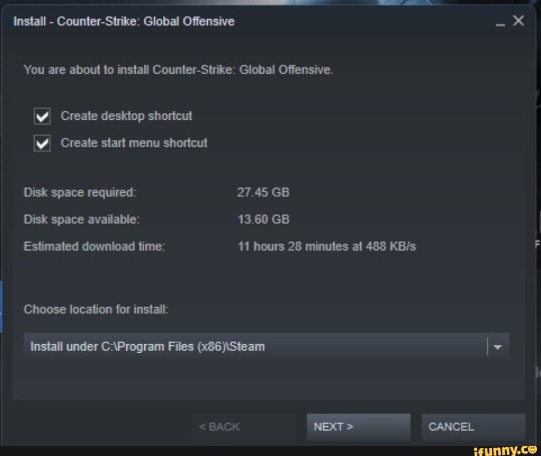 Install - Counter-Strike: Global Offensive You are about to install Counter-Strike: Global ...