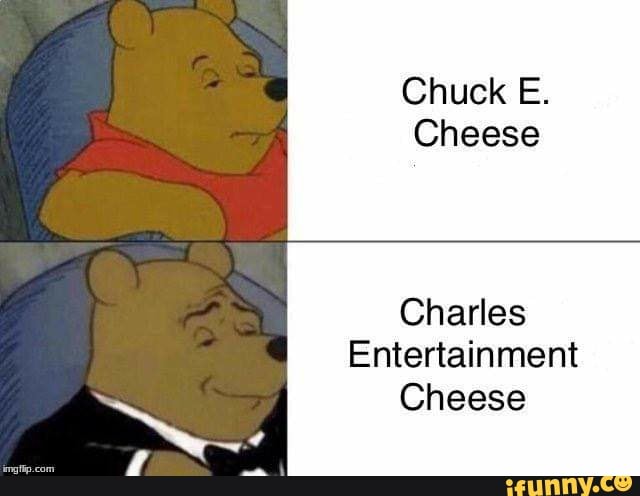 Chuck E. Cheese Charles Entertainment Cheese - iFunny