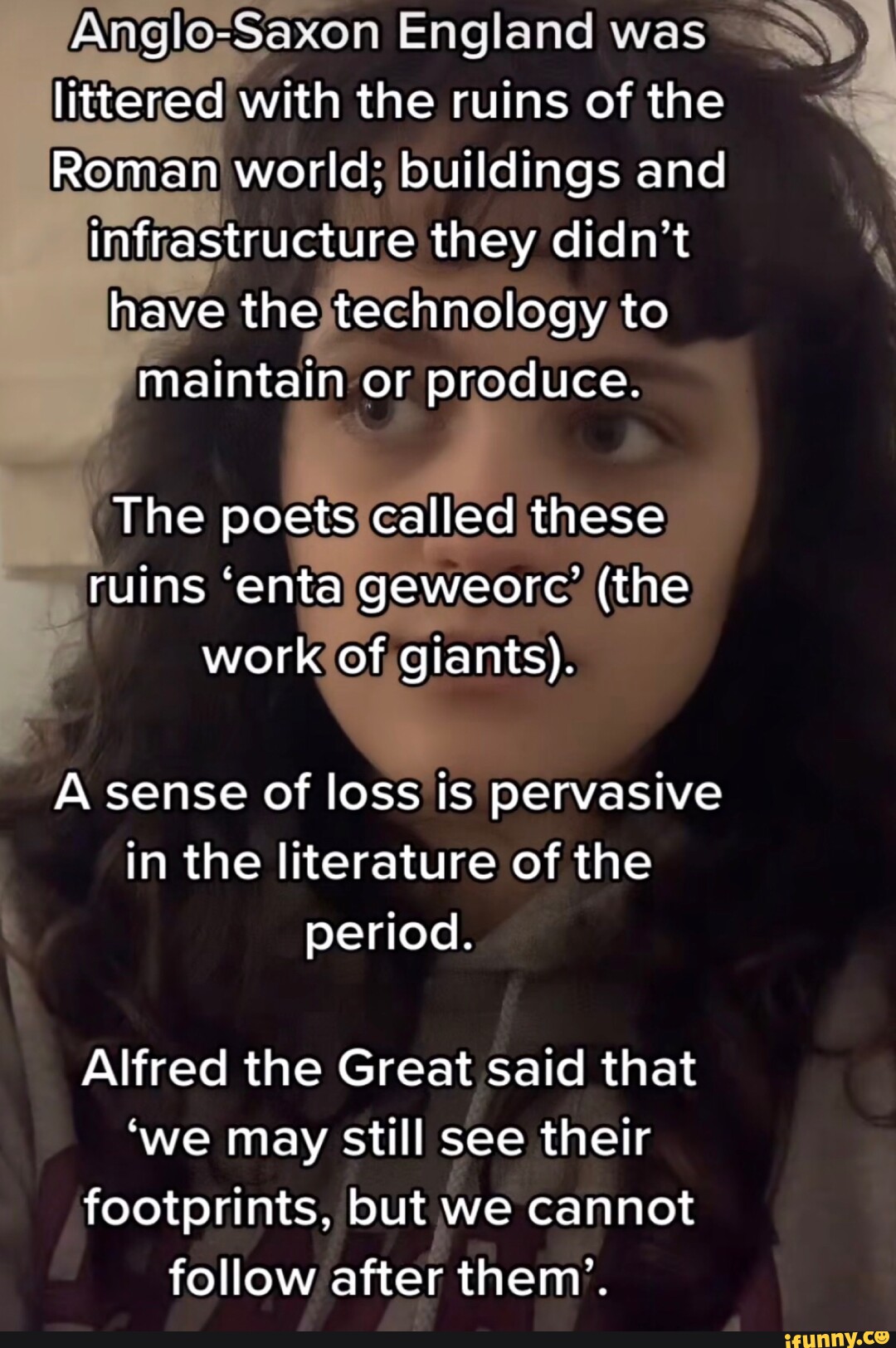 Anglo-Saxon England was littered with the ruins of the Roman world ...