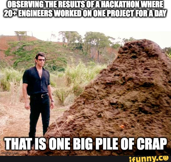 ULTS OF A HACKATHON Wl 20+ ENGINEERS WORKED ON ONE PROJECT FORA DAY ...