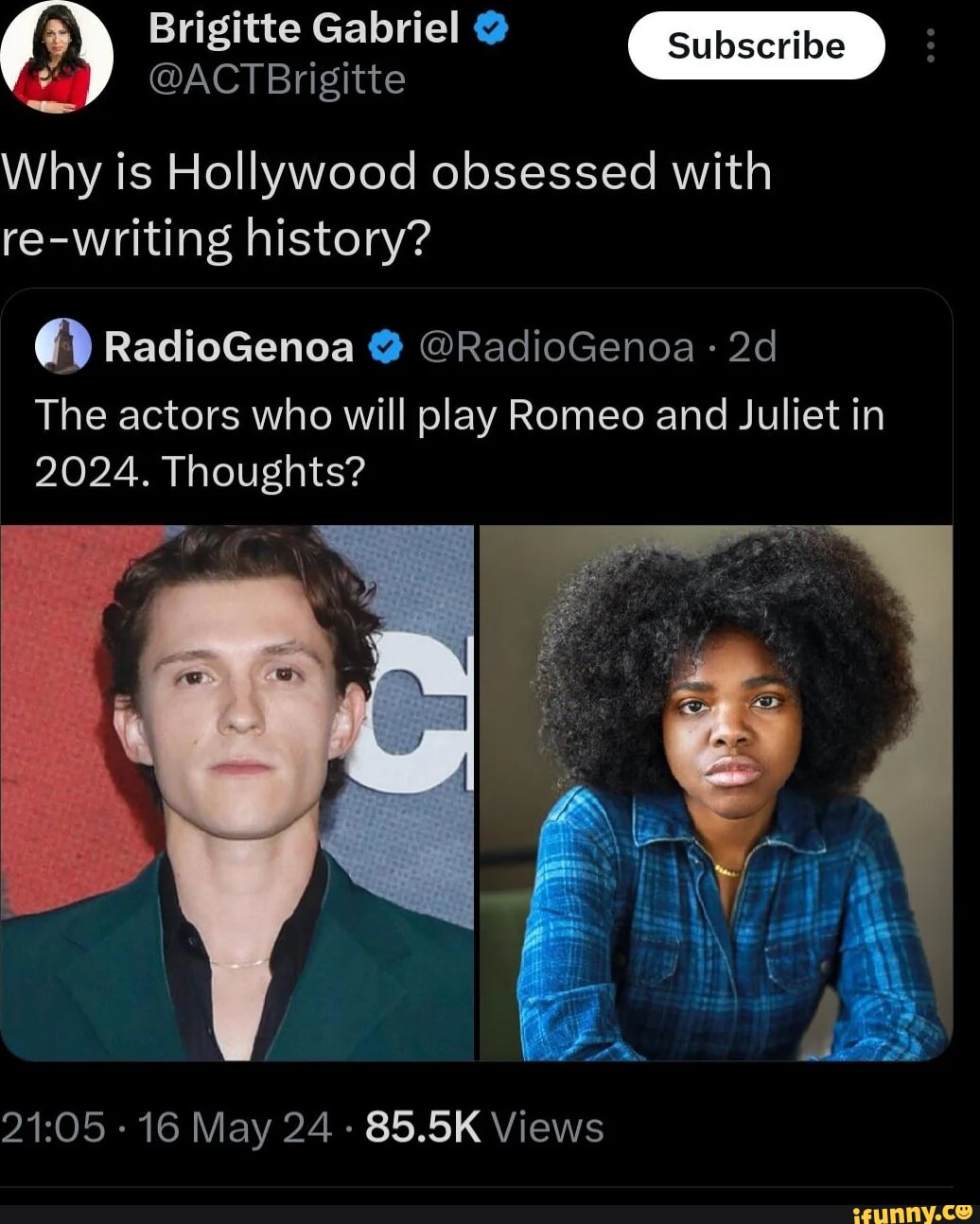 Brigitte Gabriel @ @ACTBrigitte Why is Hollywood obsessed with re ...