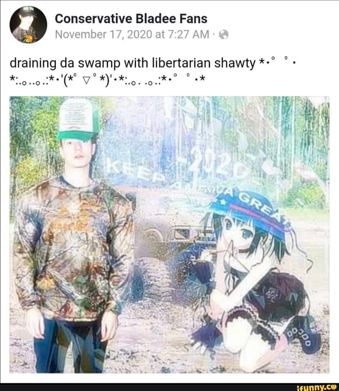 Conservative Bladee Fans November 17,2020 at AM draining da swamp with ...