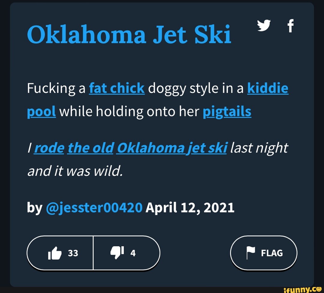 Oklahoma Jet Ski Fucking A Fat Chick Doggy Style In A Kiddie Pool While