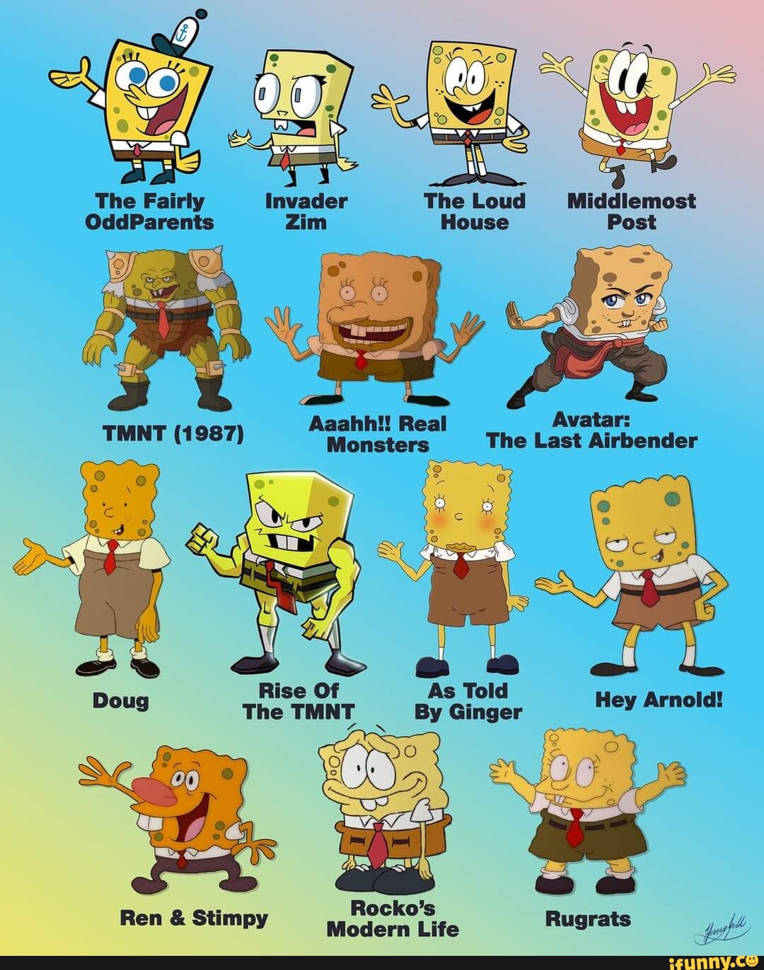 The Fairly Invader The Loud Middlemost OddParents Zim House Post TMNT ...