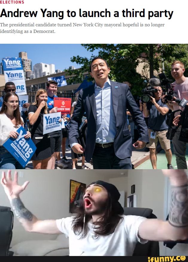 Yang memes. Best Collection of funny Yang pictures on iFunny