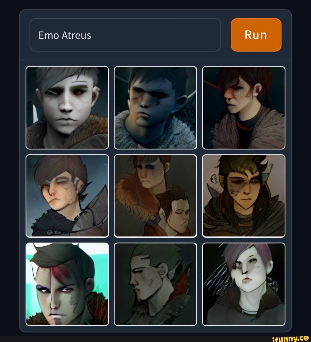 Run Emo Atreus - iFunny