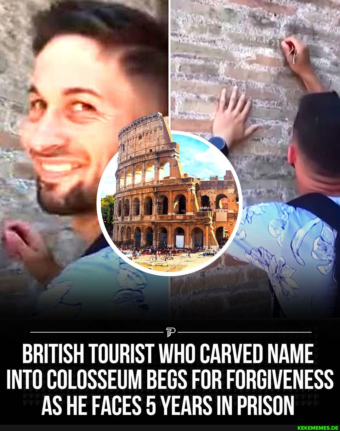 The UK-based tourist who triggered widespread outrage for carving his ...
