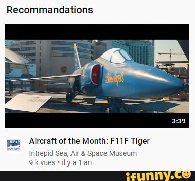 Recommandations Aircraft of the Month: F11F Tiger Intrepid pace Mi ...