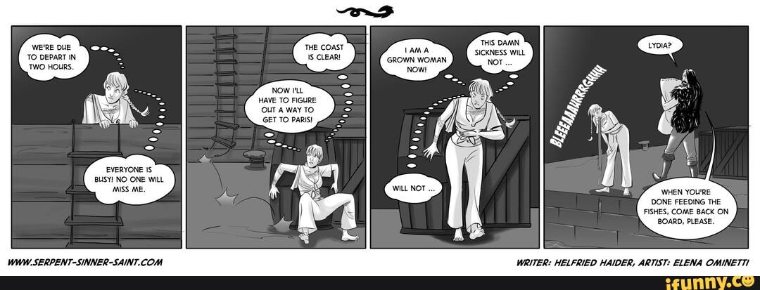 WE'RE DUE TO DEPART IN TWO HOURS. EVERYONE IS BUSY! NO ONE WILL MISS ME ...